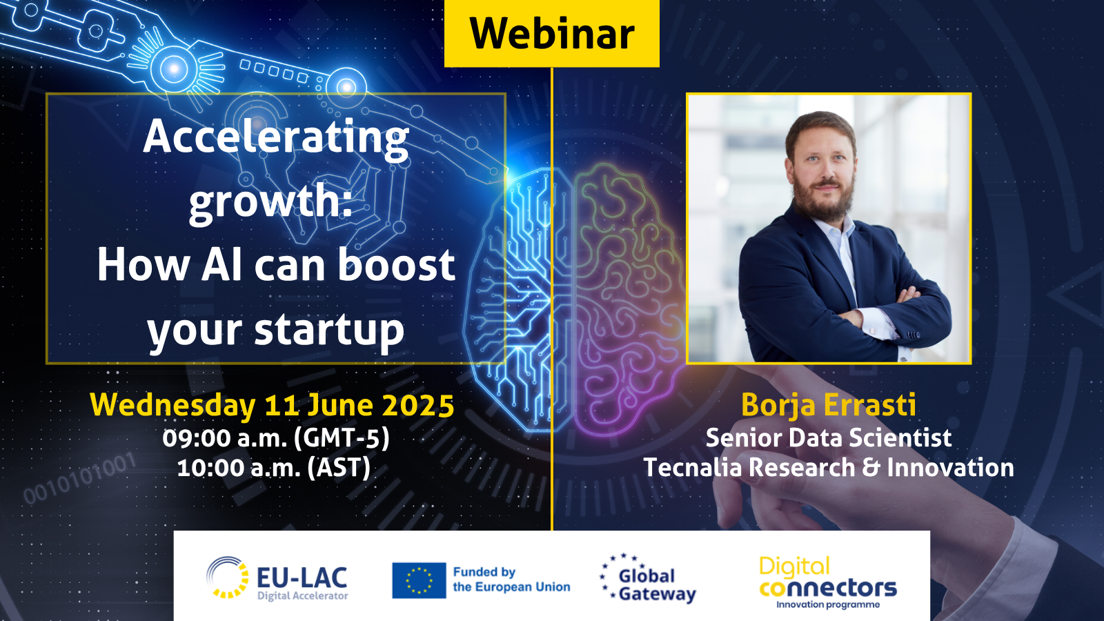 Webinar: Accelerating growth – How AI can boost your startup – EU-LAC Digital Accelerator